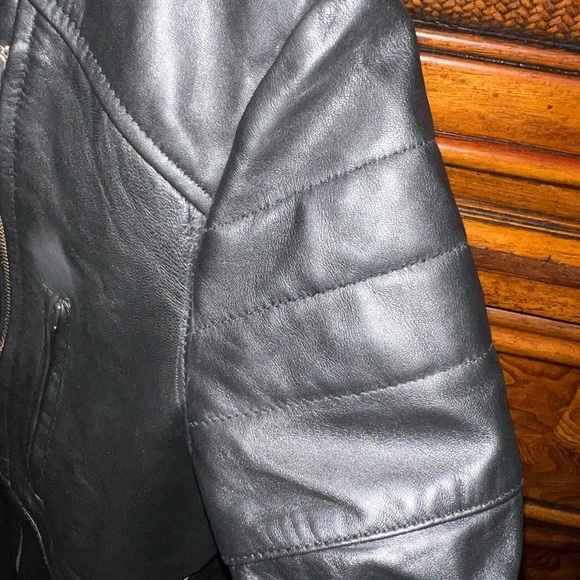 real leather | Jackets & Coats | Nwot Real Leather Jacket | Poshmark
